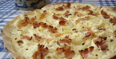 Flammekueche, tarte flambée | Recettes d'Alsace